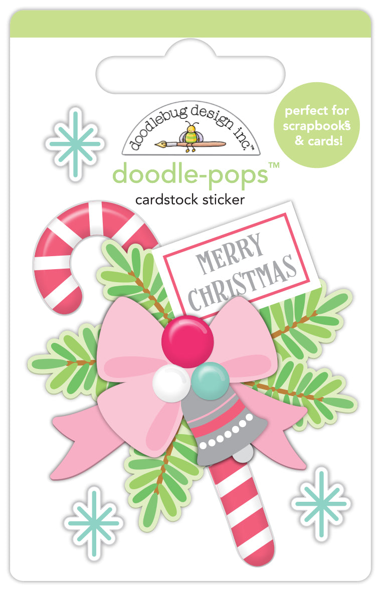 Doodlebug Tinsel Time Merry Christmas Doodle-Pop – 3 Craft Chicks