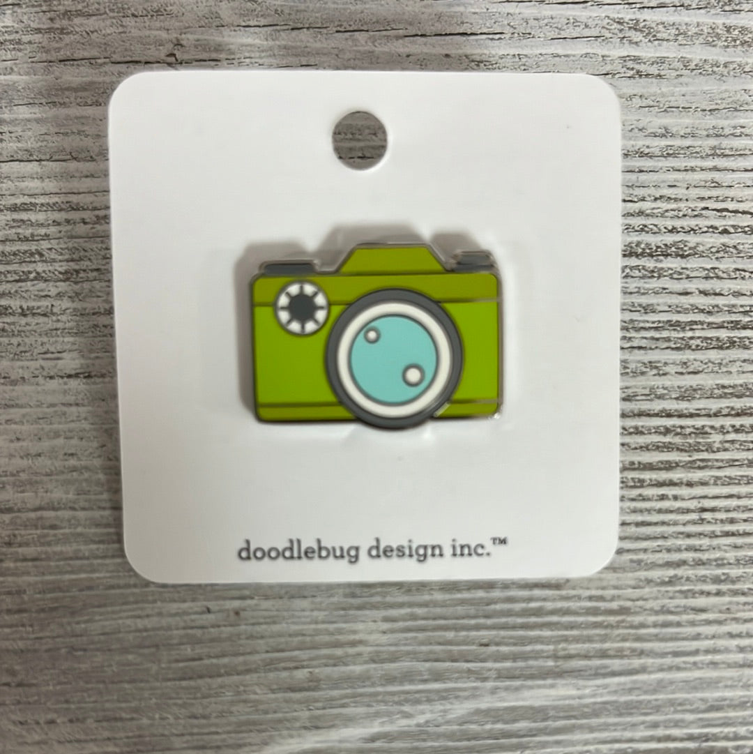Doodlebug Collectible Pin - Shutterbug – 3 Craft Chicks