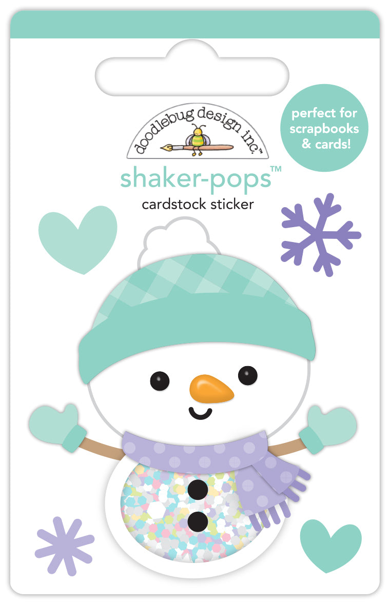 Doodlebug Snow Much Fun Snow Much Love Shaker-Pop – 3 Craft Chicks