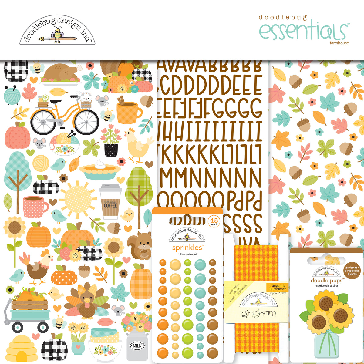 Doodlebug Farmhouse Essential Kit – 3 Craft Chicks