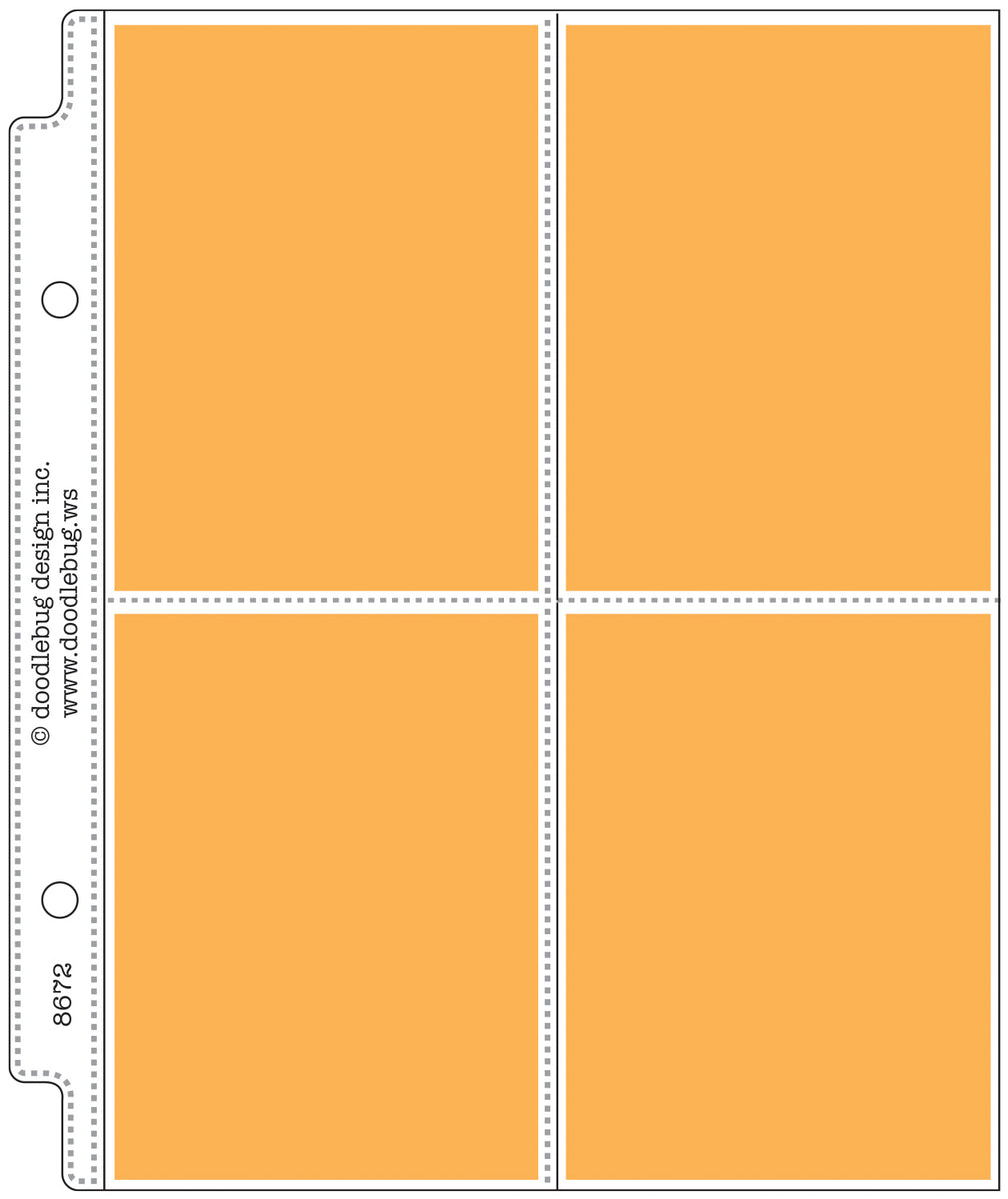 Doodlebug NEW 3x4 Page Protectors – 3 Craft Chicks