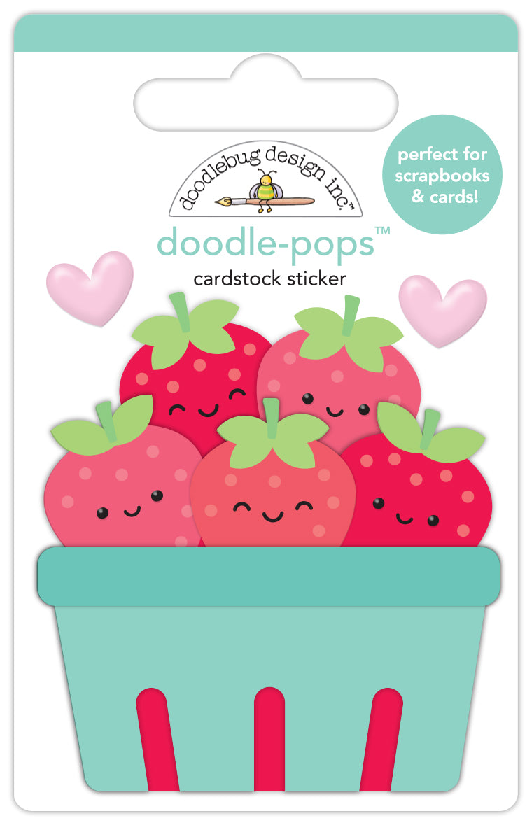 Doodlebug Berry Sweet Berry Basket Doodle-Pop – 3 Craft Chicks