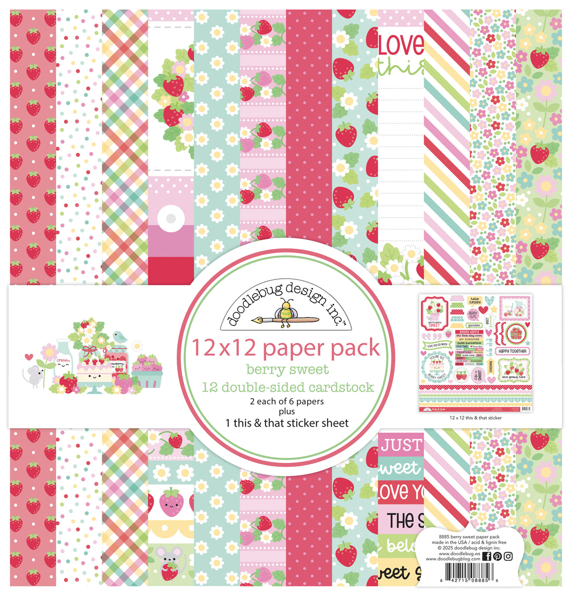 Doodlebug Berry Collection Kit – 3 Craft Chicks