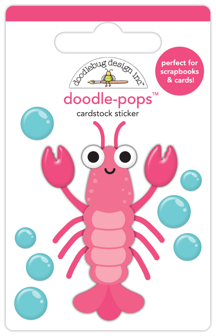 Summer Fun Louie Lobster Doodle-Pop – 3 Craft Chicks