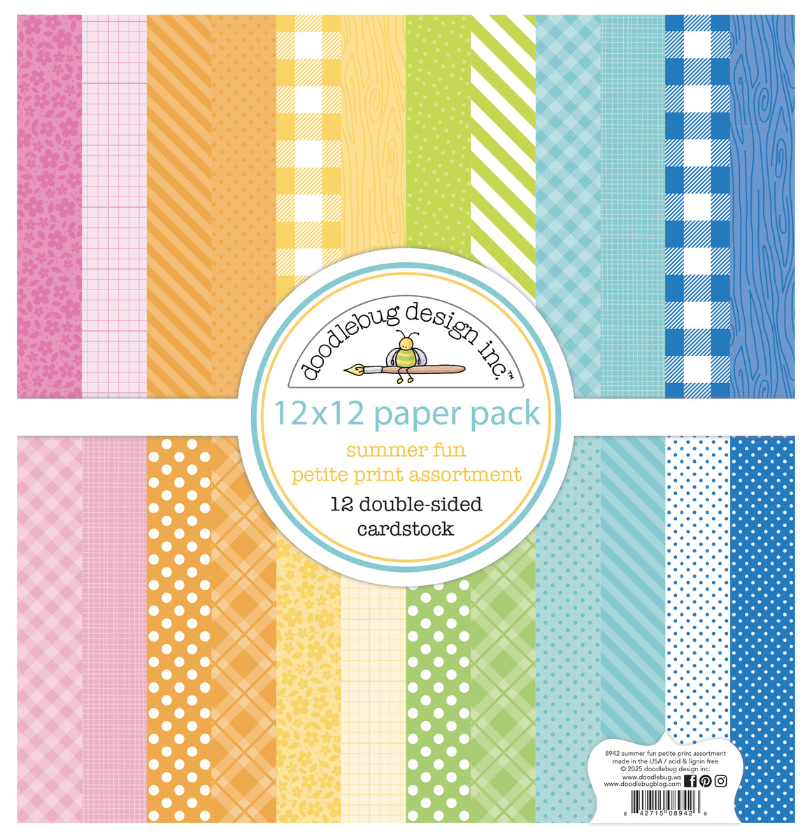 Summer Fun Petite Print Paper Pack – 3 Craft Chicks