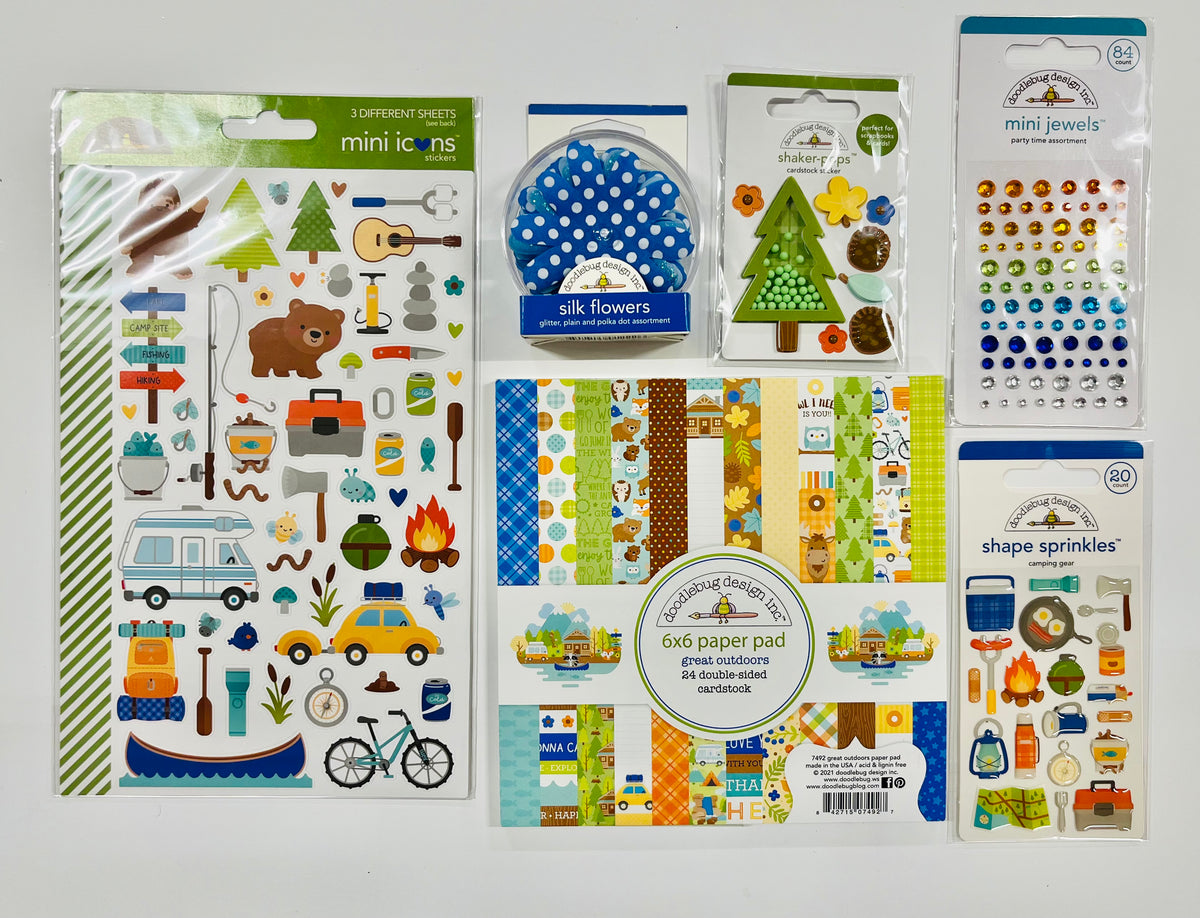 Doodlebug Great Outdoors Mini Bundle – 3 Craft Chicks