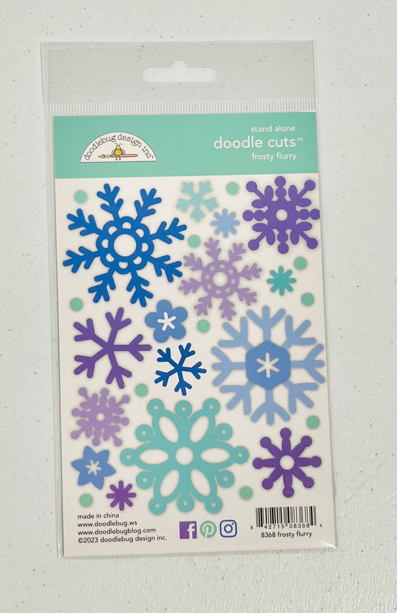 Doodlebug Frosty Flurry Doodle-Cuts – 3 Craft Chicks