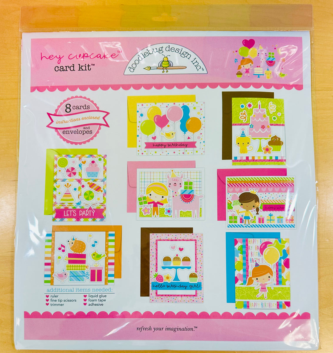 Doodlebug Hey Cupcake Card Kit – 3 Craft Chicks