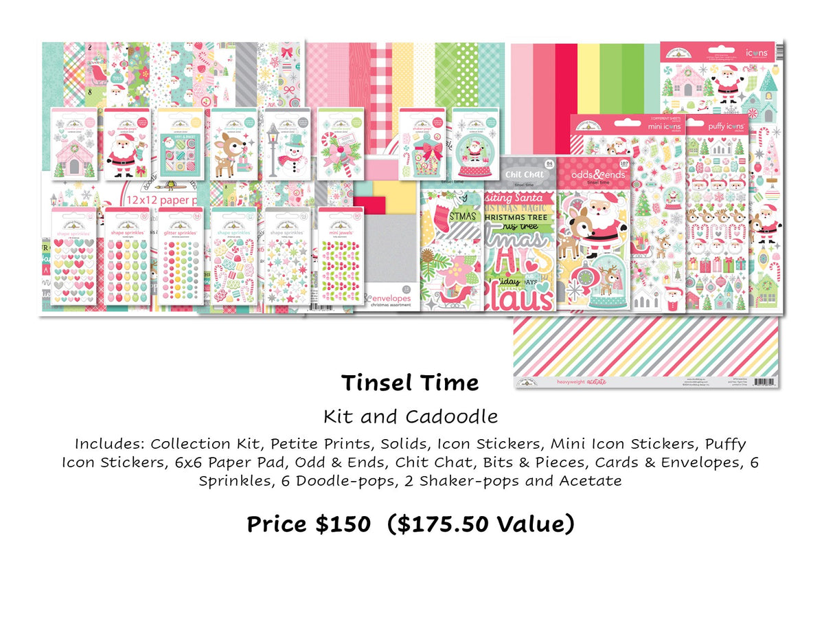 Pre-Order Doodlebug Tinsel Town Kit & CaDoodle – 3 Craft Chicks