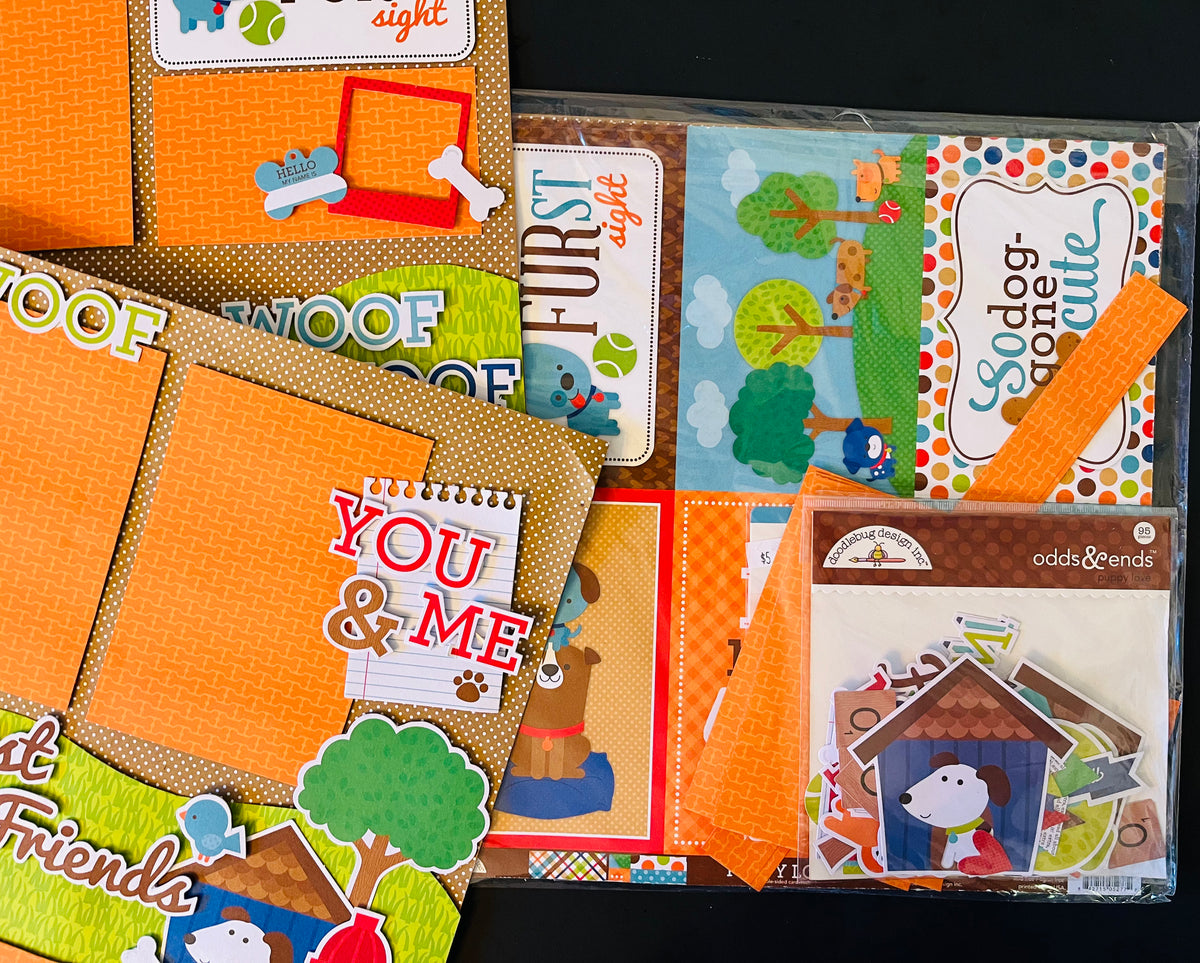 Doodlebug Layout By Lauren Puppy Love – 3 Craft Chicks