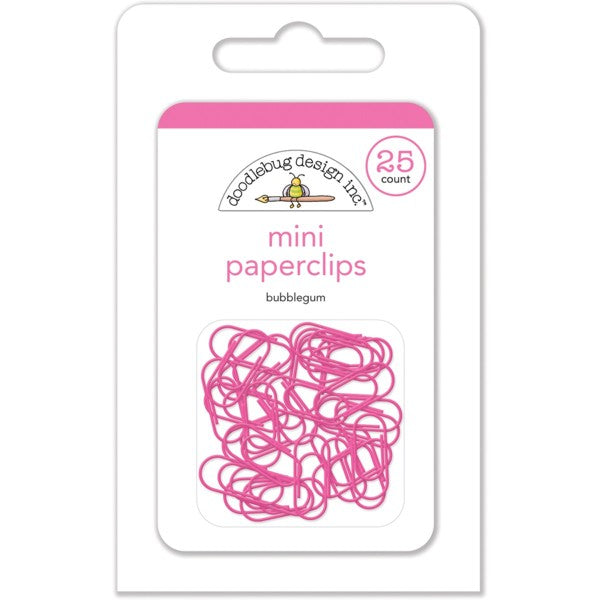 Doodlebug Paper Clips Bubblegum – 3 Craft Chicks