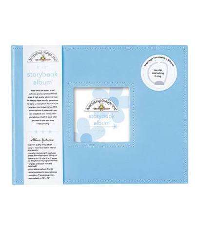 Doodlebug 8x8 Album Bubble Blue – 3 Craft Chicks