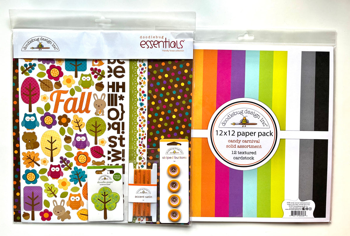 Doodlebug Friendly Forest Essential Kit Bundle – 3 Craft Chicks