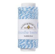 Doodlebug Doodle Twine Bubble Blue – 3 Craft Chicks