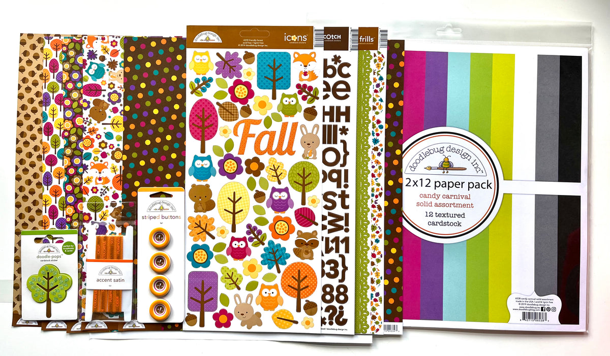 Doodlebug Friendly Forest Essential Kit Bundle – 3 Craft Chicks