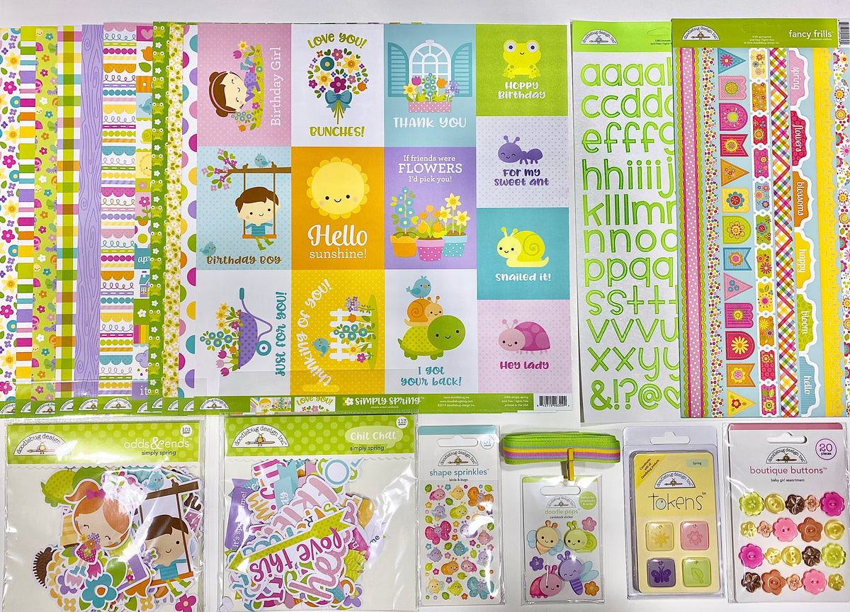 Doodlebug Simply Spring Bundle – 3 Craft Chicks