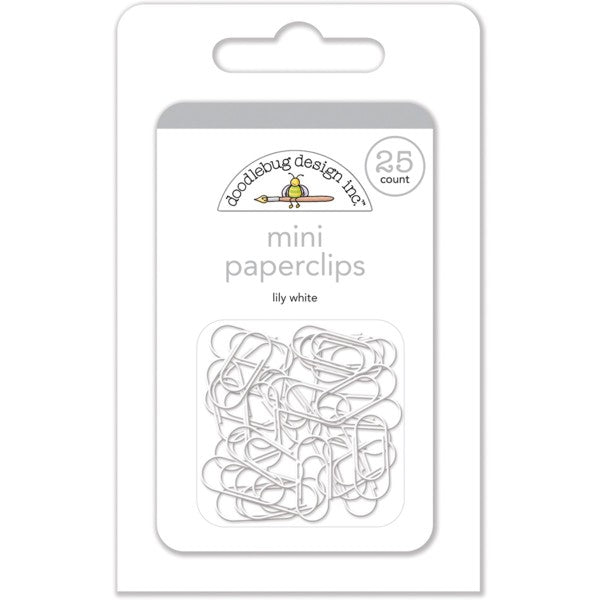 Doodlebug Paper Clips Lily White – 3 Craft Chicks